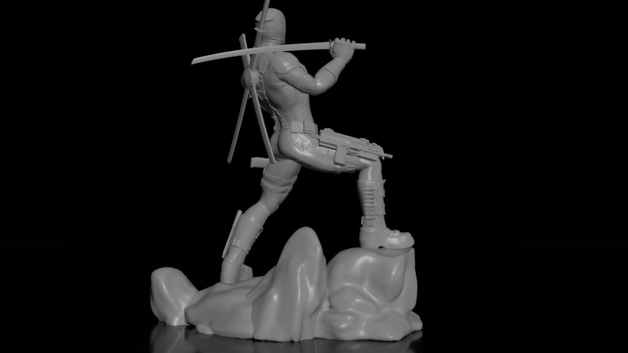 ArtStation - Deadpool stl 3D print model | Resources