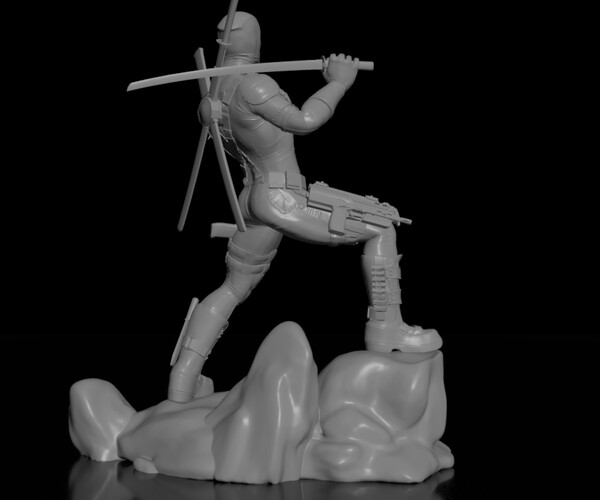 ArtStation - Deadpool stl 3D print model | Resources