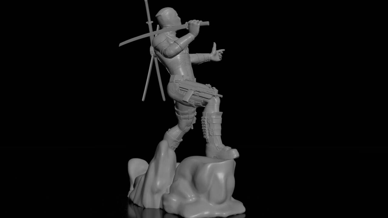 ArtStation - Deadpool stl 3D print model | Resources
