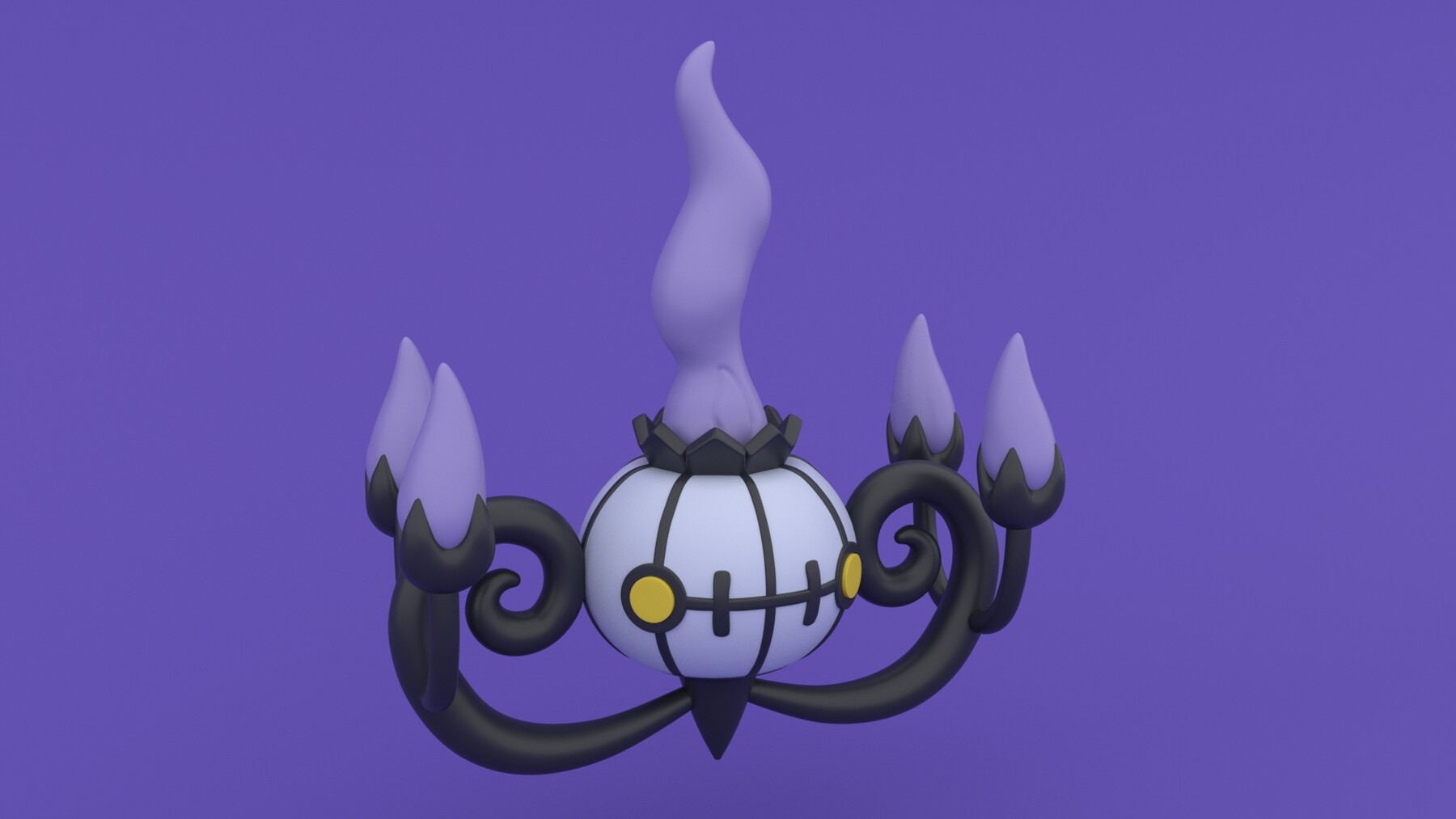 ArtStation - Chandelure - Pokemon 3D Print Model | Resources
