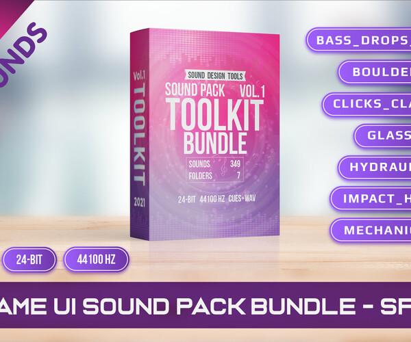ArtStation - TOOLKIT Vol.1 Sound Pack Bundle | Game Assets