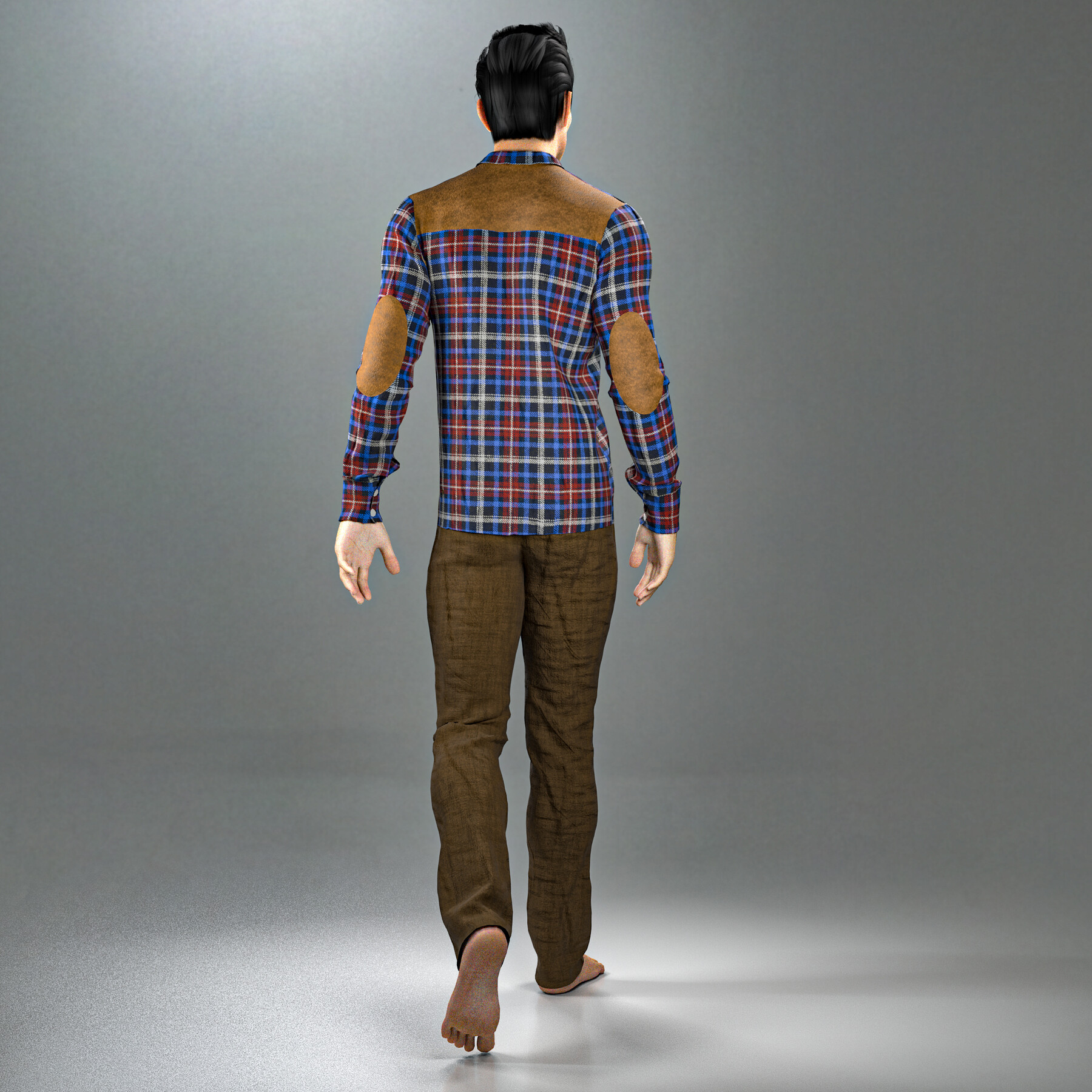 ArtStation - Marvelous Designer + Clo3d + OBJ + FBX + TEXTURES : Men's ...