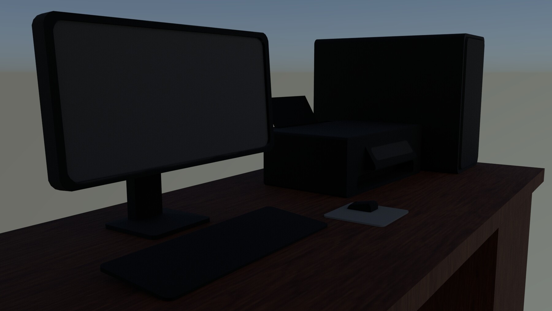 ArtStation - Computer Desk | Game Assets