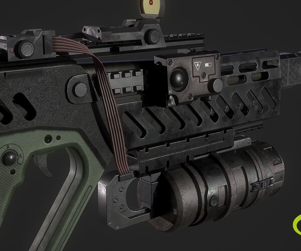 ArtStation - TAR-21 / Tavor Assault Rifle-21 (90 часов) | Game Assets