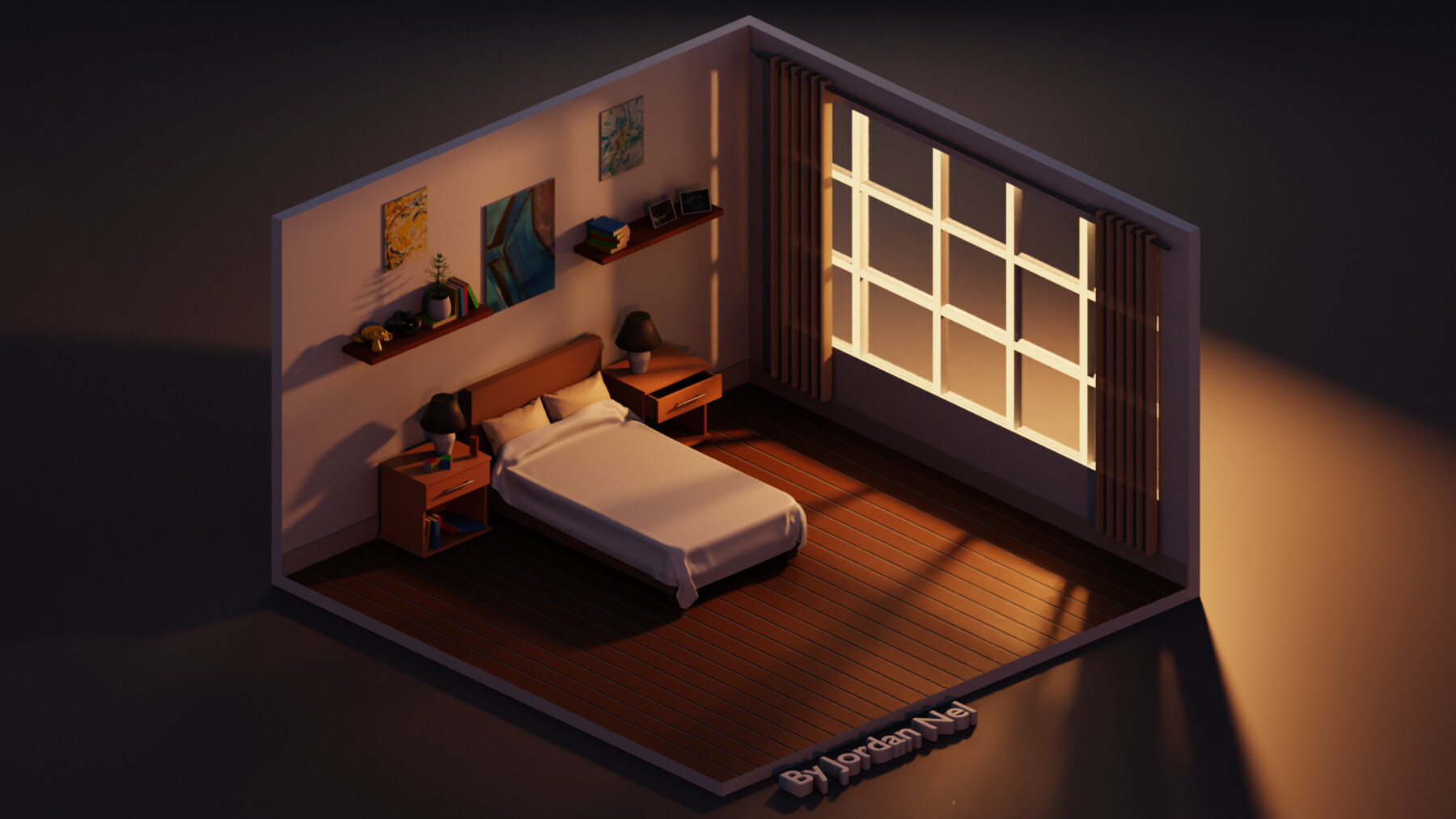 ArtStation - Stylized Bedroom | Resources