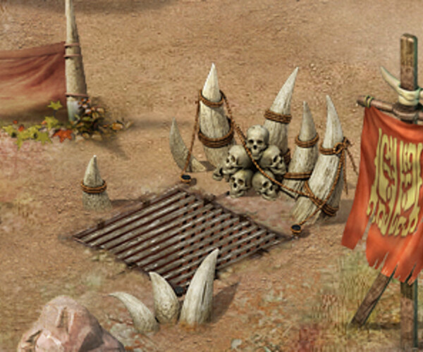 ArtStation - Forgotten tribe - dungeon | Game Assets