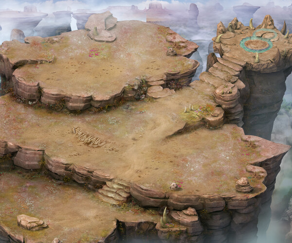 ArtStation - Forgotten tribe - terrain | Game Assets