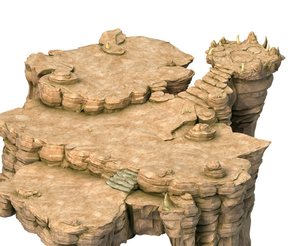 ArtStation - Forgotten tribe - terrain | Game Assets