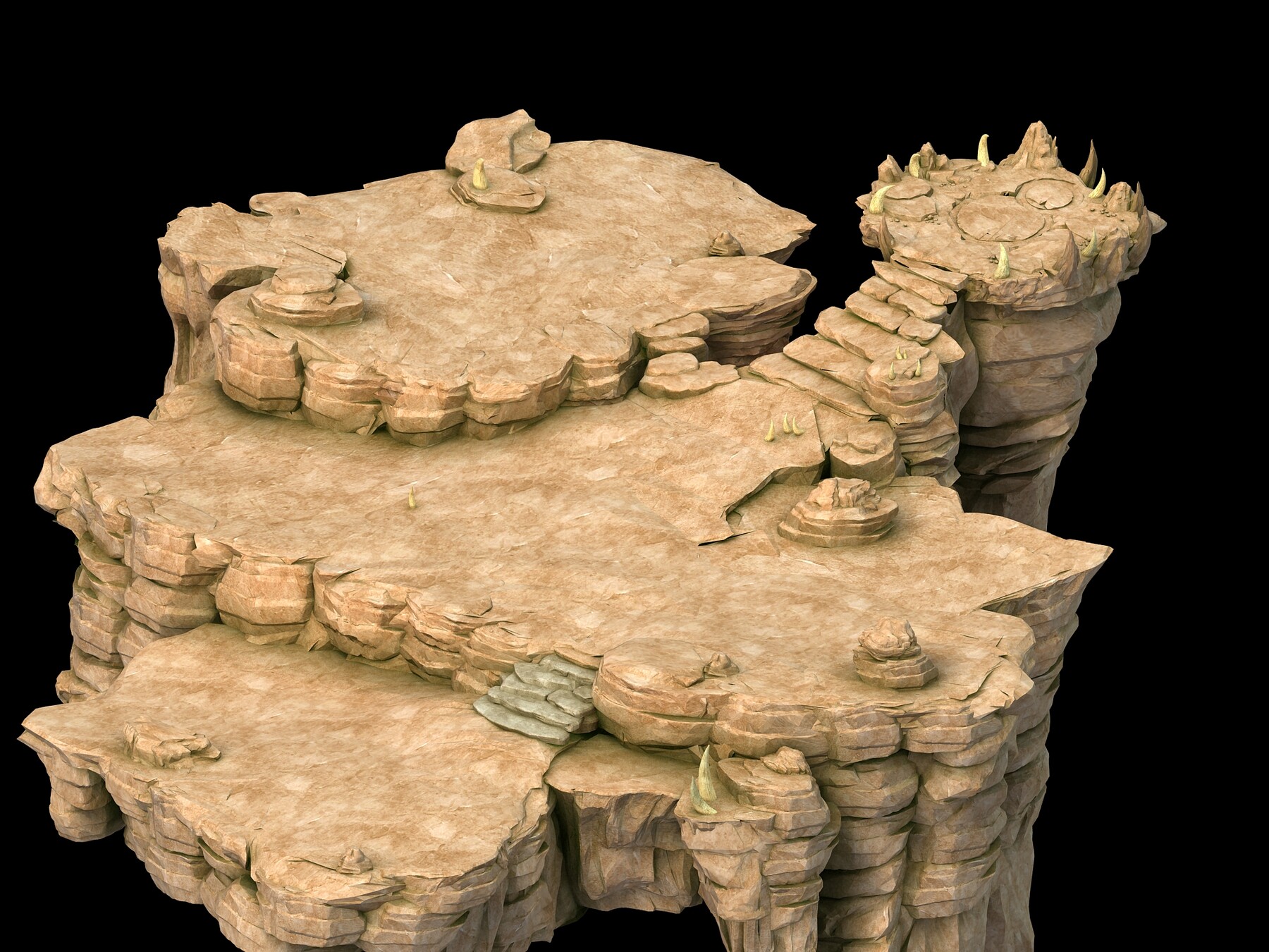 ArtStation - Forgotten tribe - terrain | Game Assets