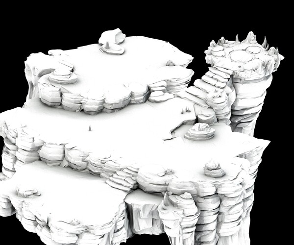 ArtStation - Forgotten tribe - terrain | Game Assets