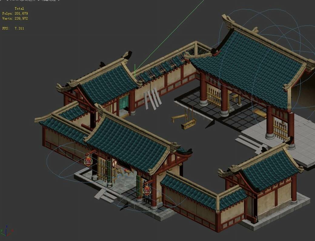 ArtStation - Ancient Chinese Architecture - State Government Yamen ...