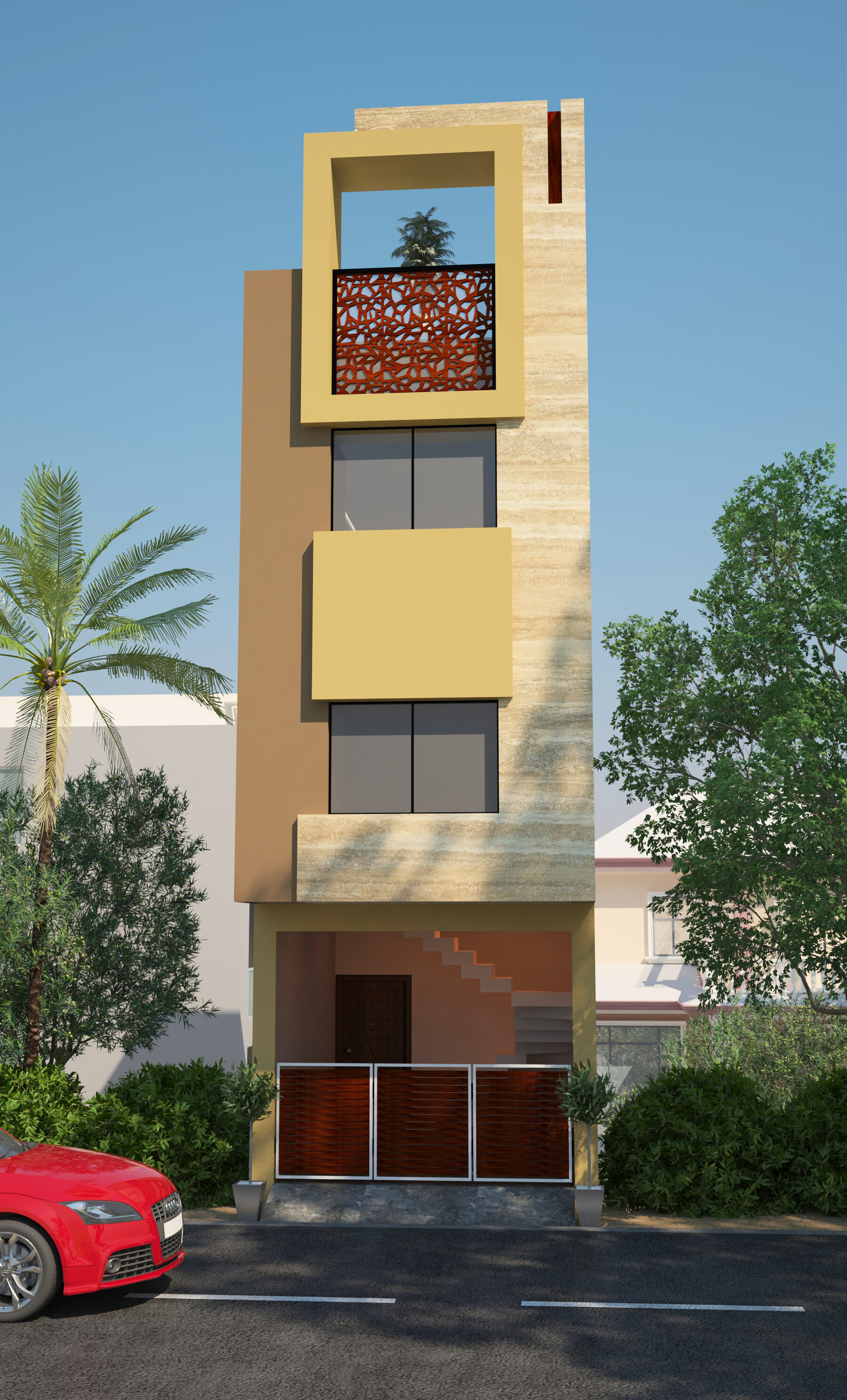 ArtStation - 12 foot 6 inche wide 3d elevation model | Resources