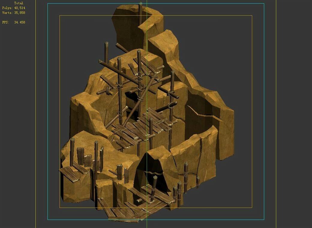 ArtStation - Mountain Building - Bamboo Racks 2 | Game Assets