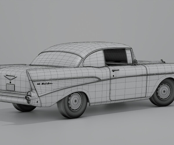 ArtStation - 1957 Chevrolet Bel Air Original 3D model 3D model | Resources