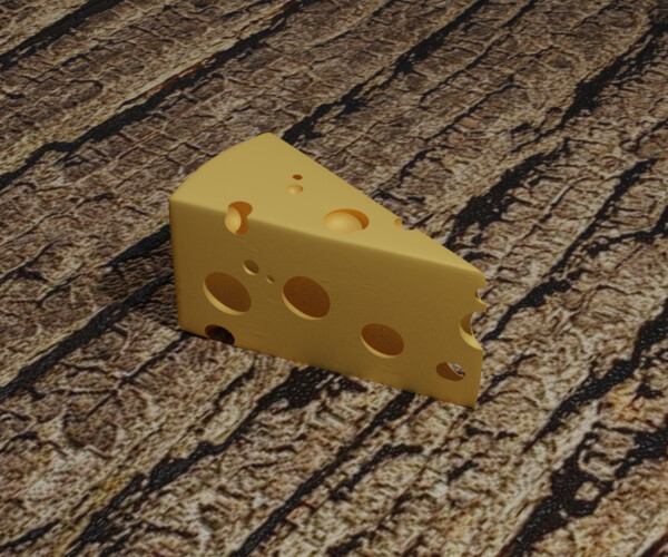 ArtStation - Cheese 3D model | Game Assets