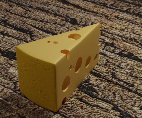 ArtStation - Cheese 3D model | Game Assets