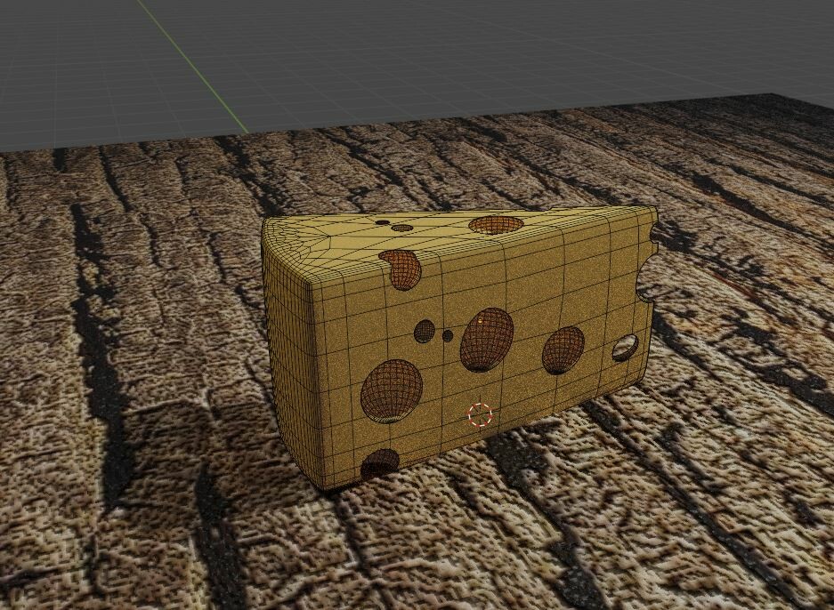 ArtStation - Cheese 3D model | Game Assets
