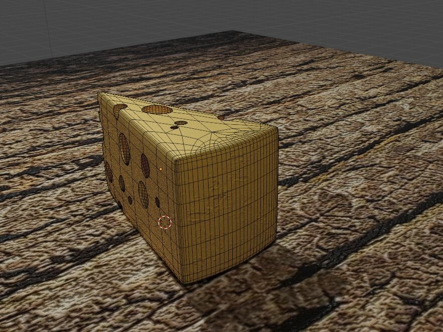 ArtStation - Cheese 3D model | Game Assets