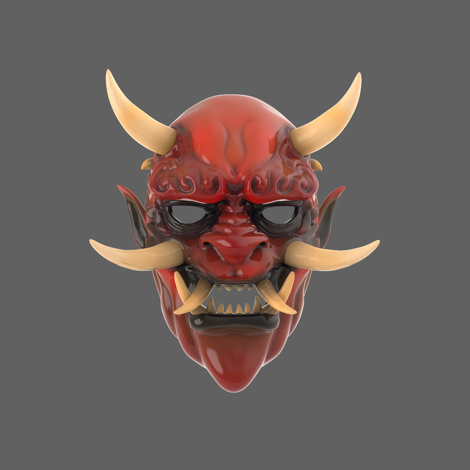 ArtStation - Demon mask | Resources