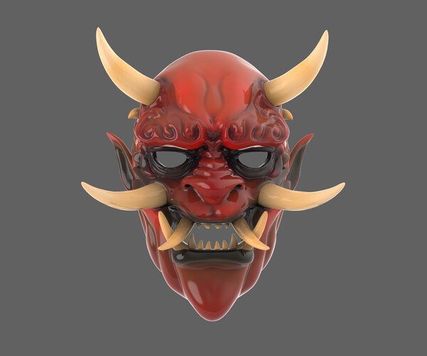 ArtStation - Demon mask | Resources