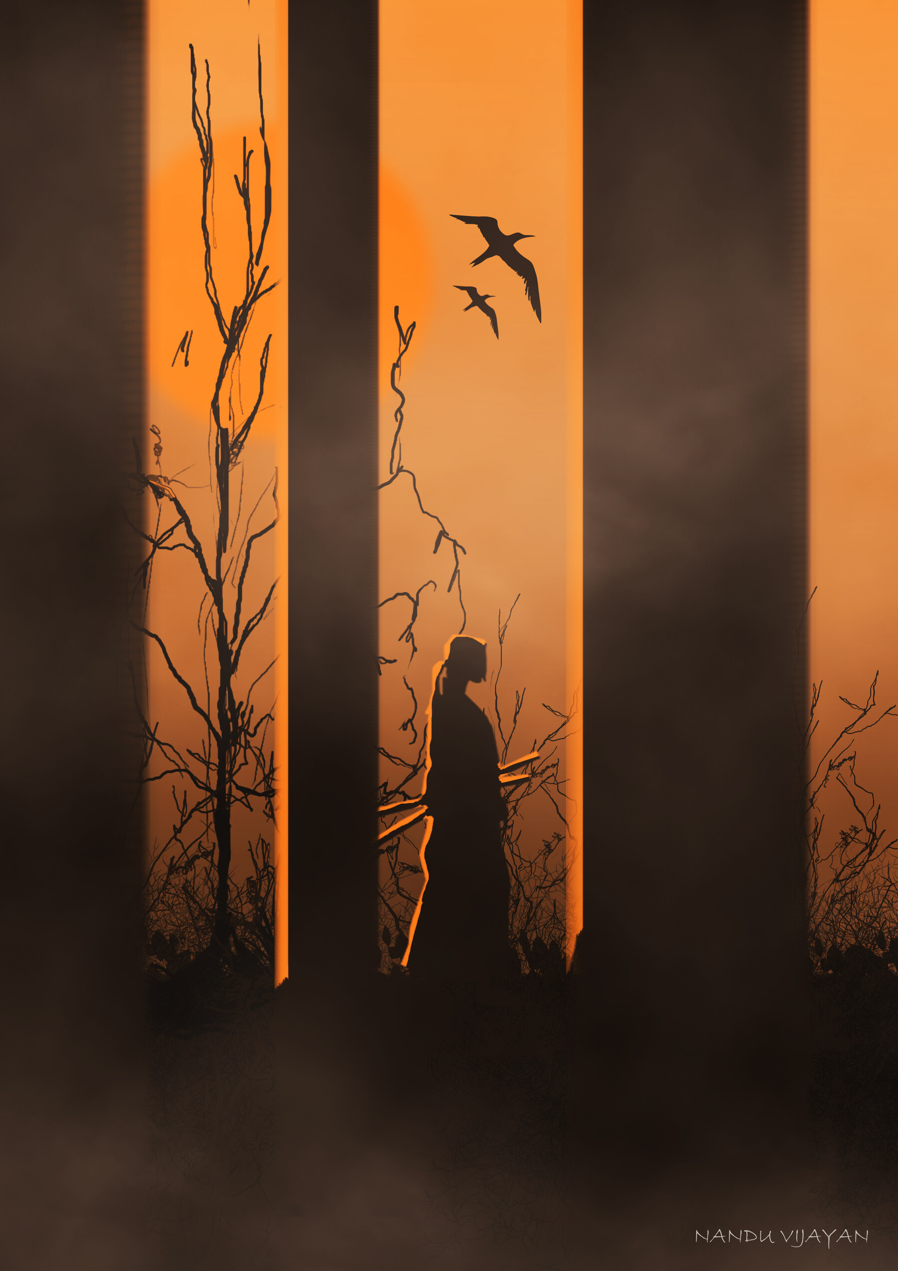 ArtStation - Silhouette Drawing | Artworks