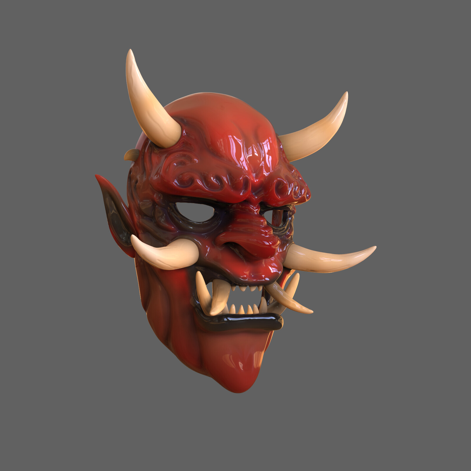 ArtStation - Demon mask | Resources