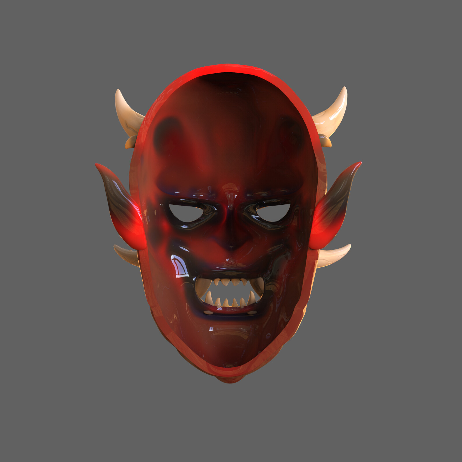 ArtStation - Demon mask | Resources