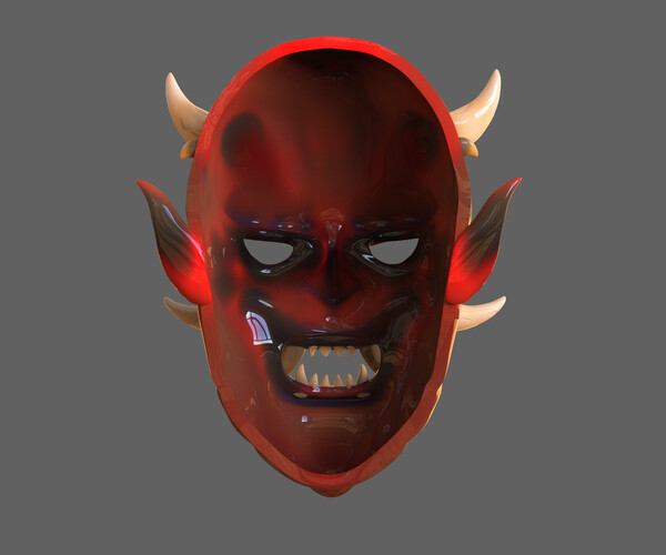 ArtStation - Demon mask | Resources