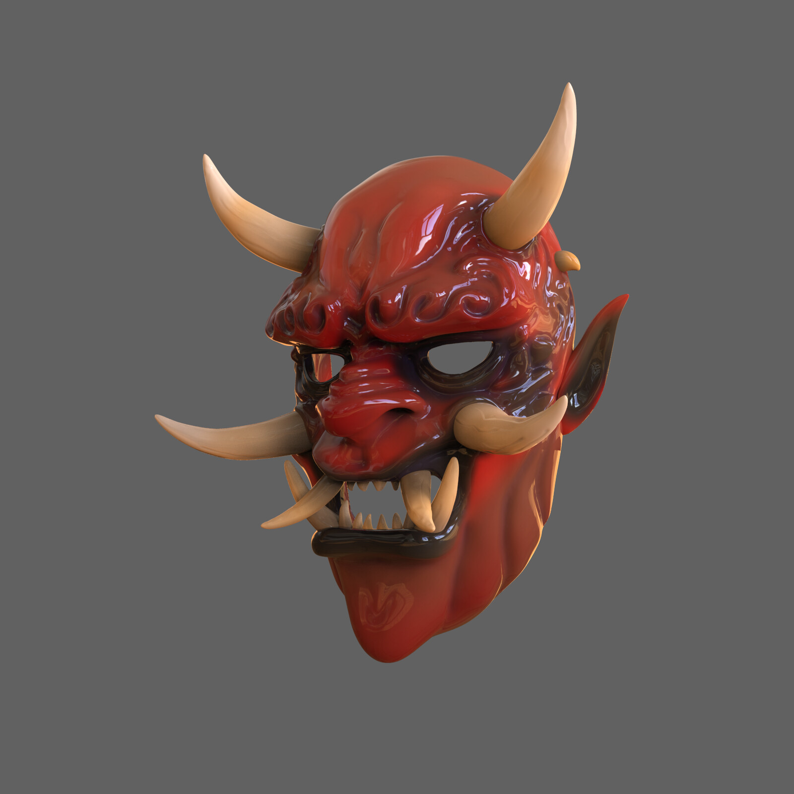 ArtStation - Demon mask | Resources