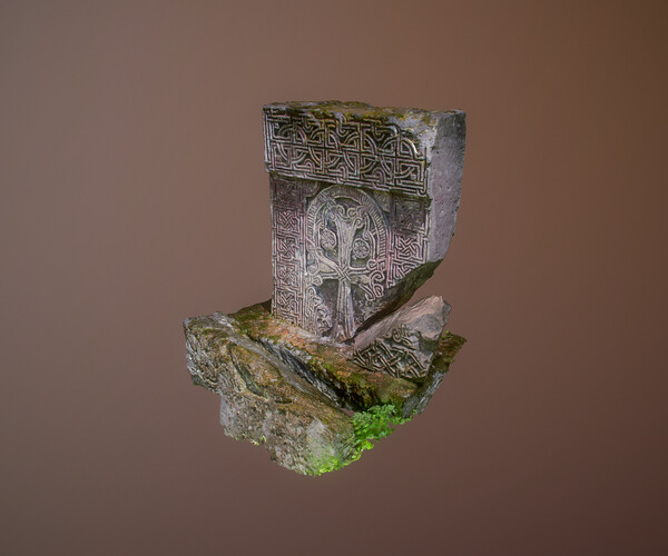 ArtStation - Cross stone Photogrammetry | Resources
