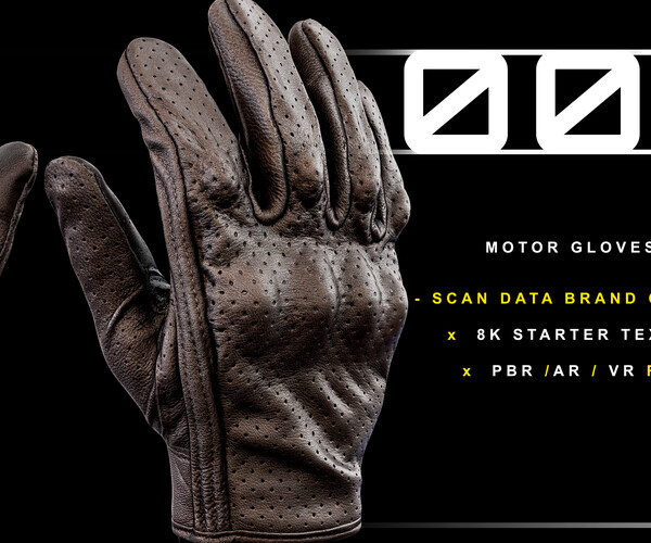 ArtStation - Motor Gloves 005 | Game Assets