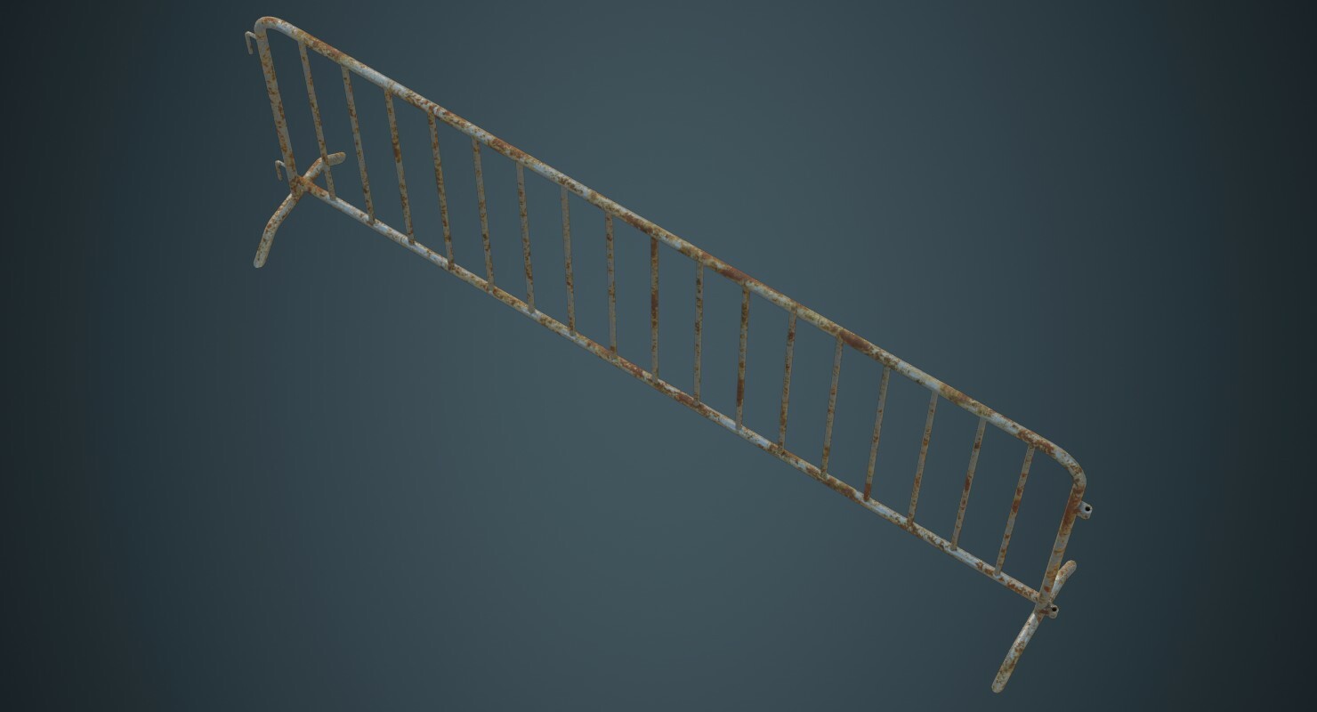 ArtStation - Crowd Barrier 1B | Game Assets