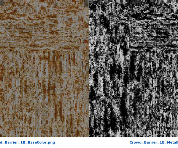 ArtStation - Crowd Barrier 1B | Game Assets