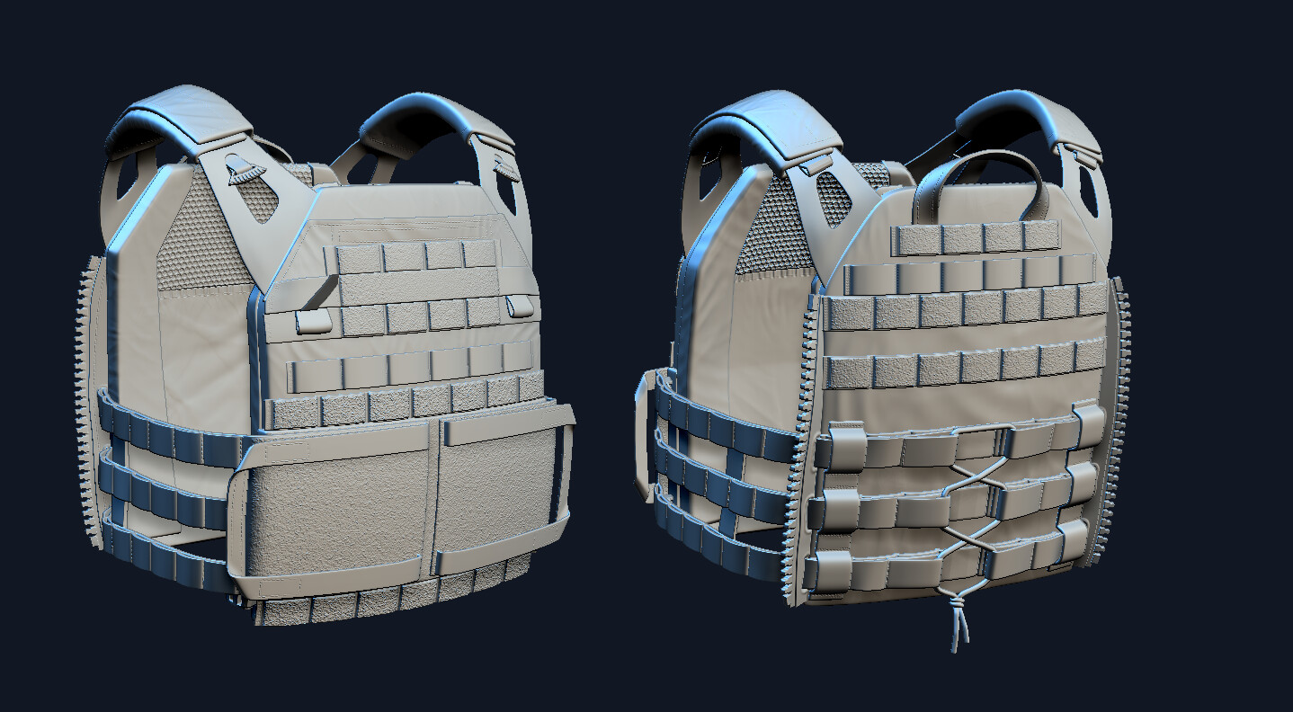 ArtStation - JPC 2.0 Tactical Plate Carrier- bulletproof vest ...
