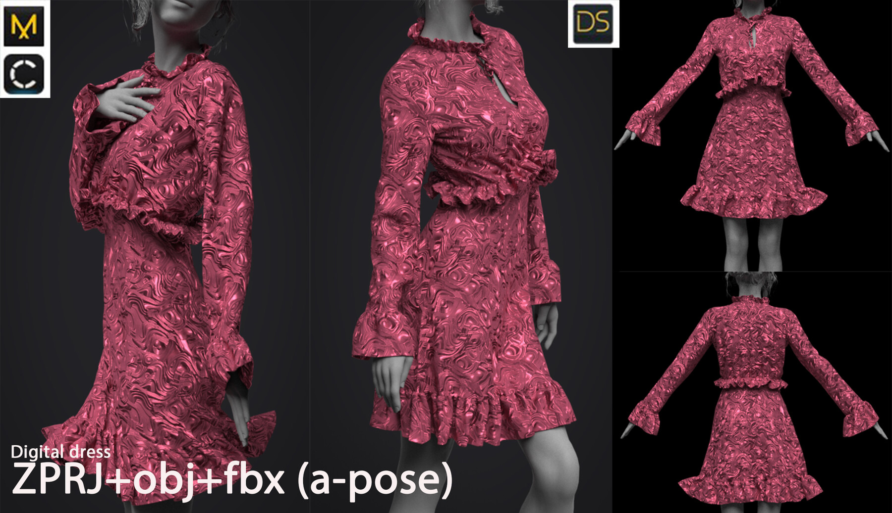 ArtStation - Digital dress | Resources