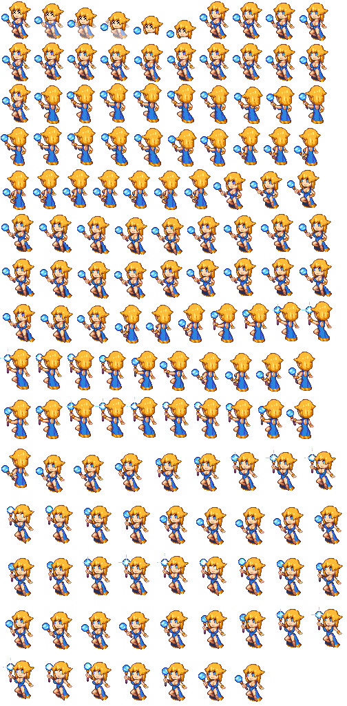 ArtStation - Pixel Art Chibi: Sorcerer / Royal Pixel / Isometric | Game ...