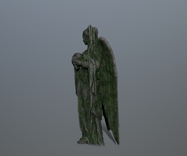 ArtStation - Angel_Statue_2 | Game Assets