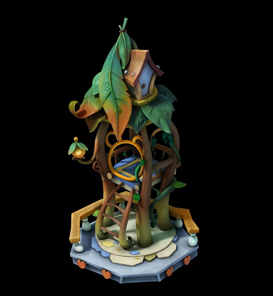 ArtStation - Object Design - Gang Construction Tower - Chang | Game Assets