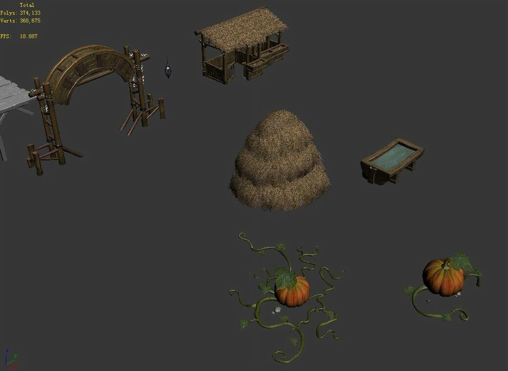 ArtStation - Xinrencun Farm - Object 03 | Game Assets