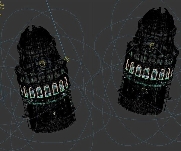 ArtStation - Magma Rift - Leaning Tower 01 | Game Assets