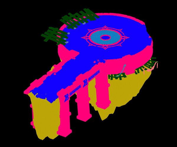ArtStation - Magma Rift - Round Platform 01 | Game Assets