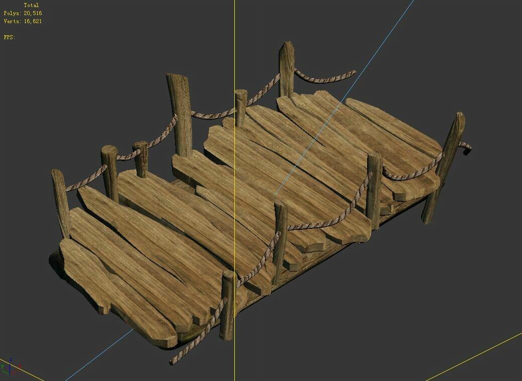 ArtStation - Field - Wooden Bridge 52 | Game Assets