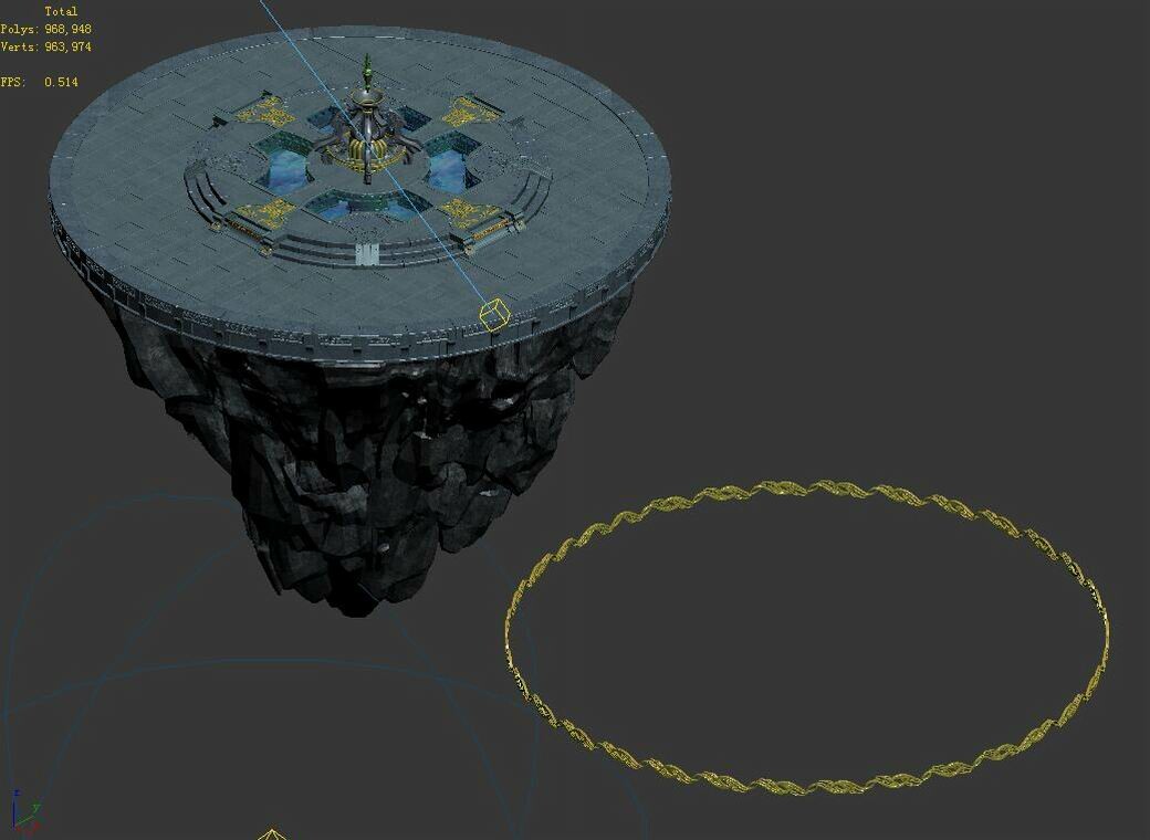 ArtStation - Moon City - Round Platform 02 | Game Assets