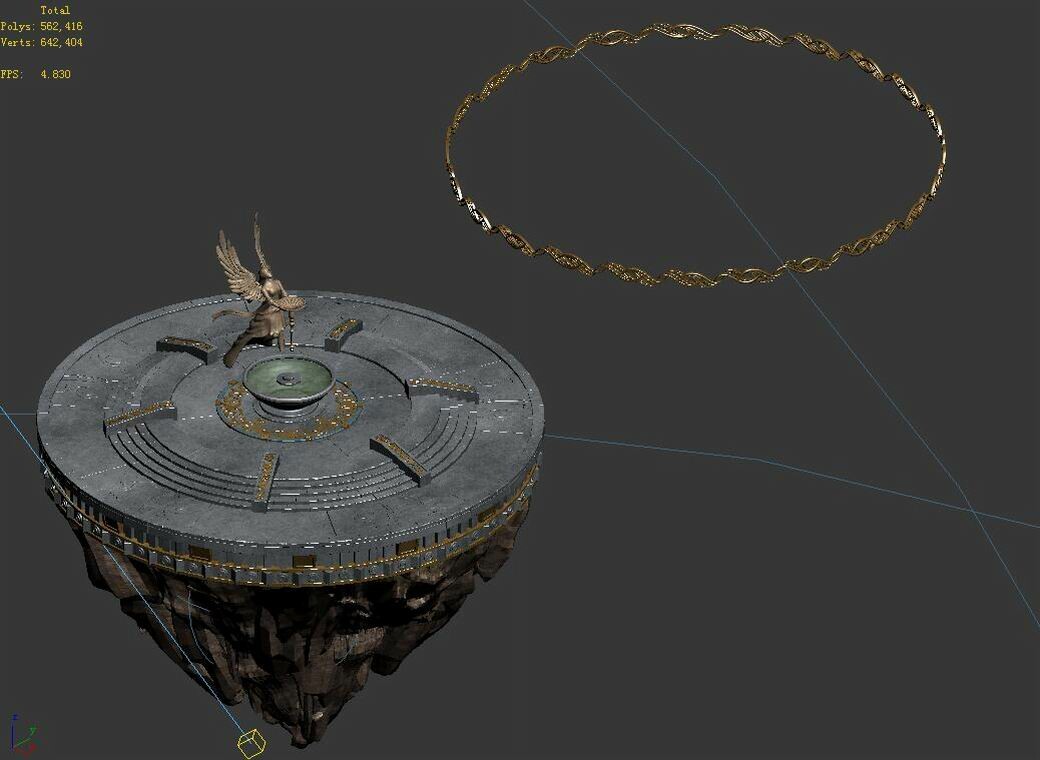 ArtStation - Moon City - Round Platform 03 | Game Assets