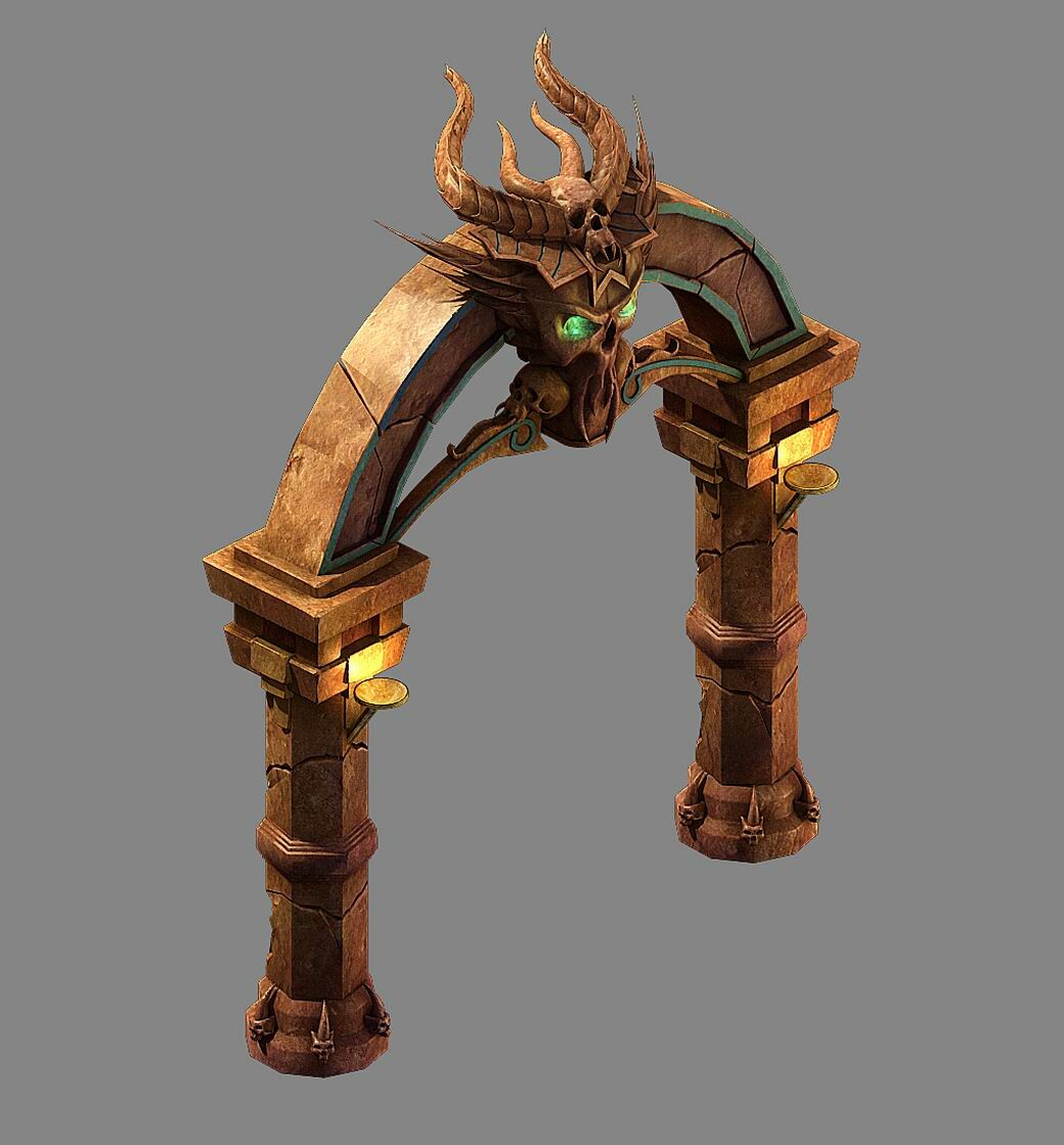 ArtStation - Funeral Place - Stone Arch 01 | Game Assets