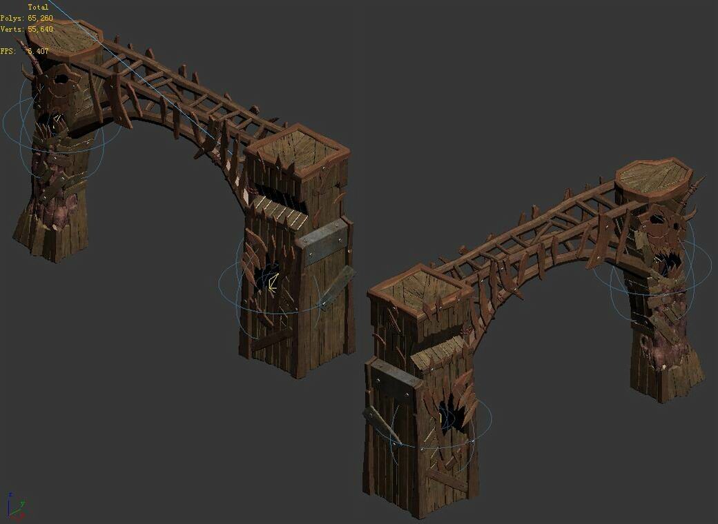 ArtStation - Steam Port - Gate 02 | Game Assets