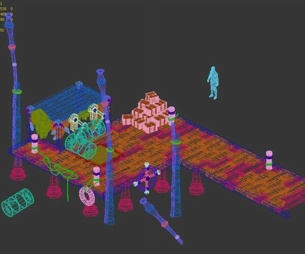 ArtStation - Steam Harbour - Small Harbor 01 | Game Assets