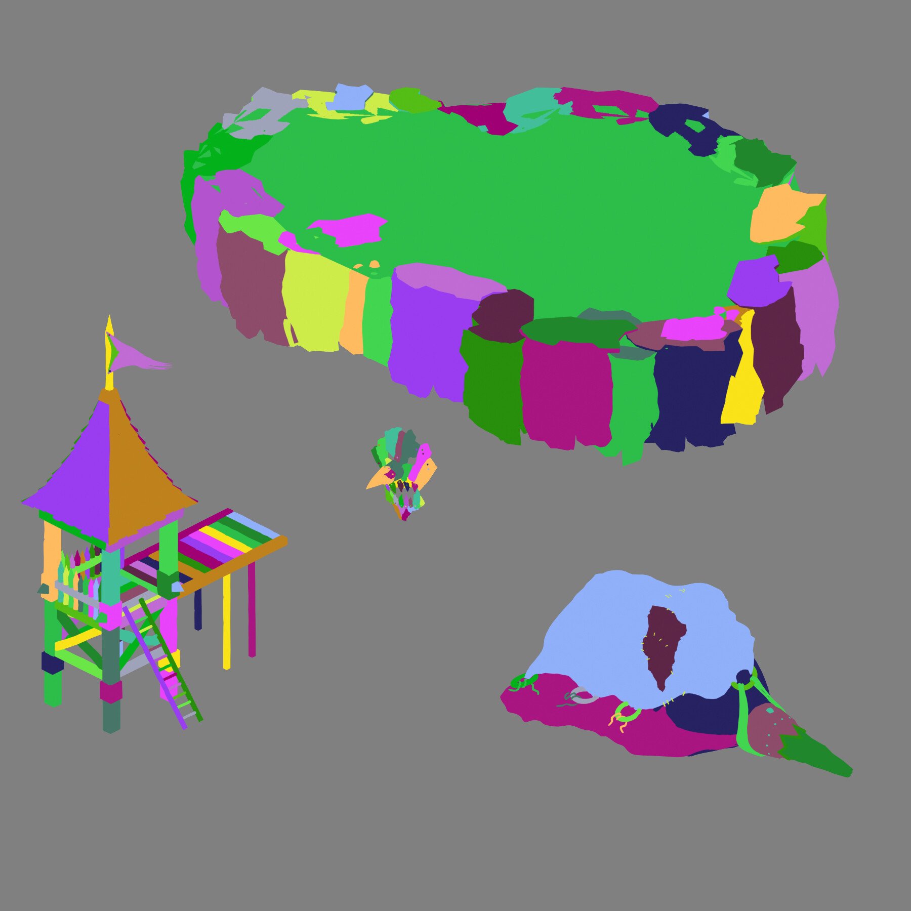 ArtStation - Steam Harbour - Camp - Sentinel Platform 02 | Game Assets