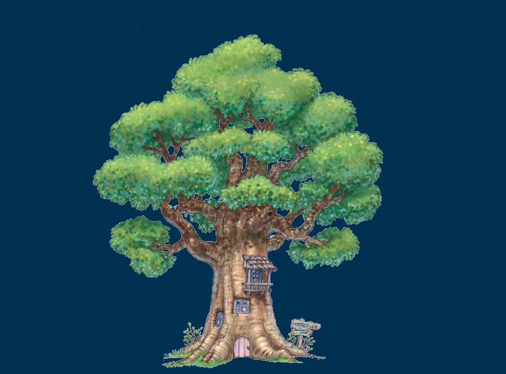 ArtStation - Plant - Tree House - Building 02 | Game Assets
