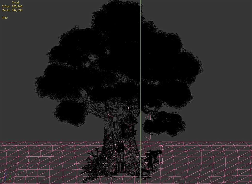 ArtStation - Plant - Tree House - Building 02 | Game Assets